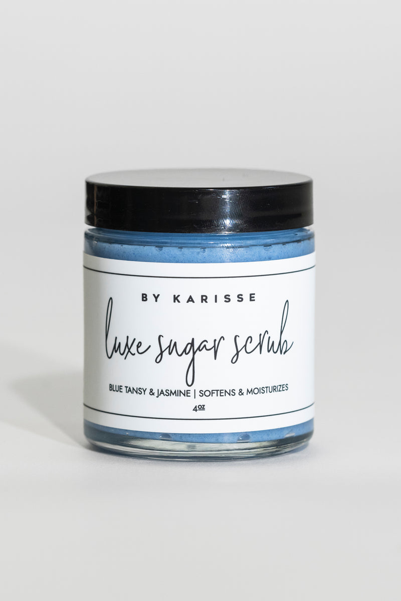 Luxe Body Scrub - Blue Tansy & Jasmine – ByKarisse